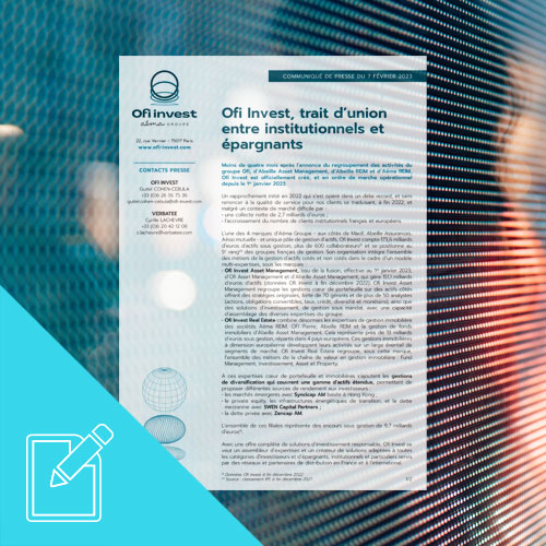 Ofi Invest, une nouvelle dimension pour l’avenir